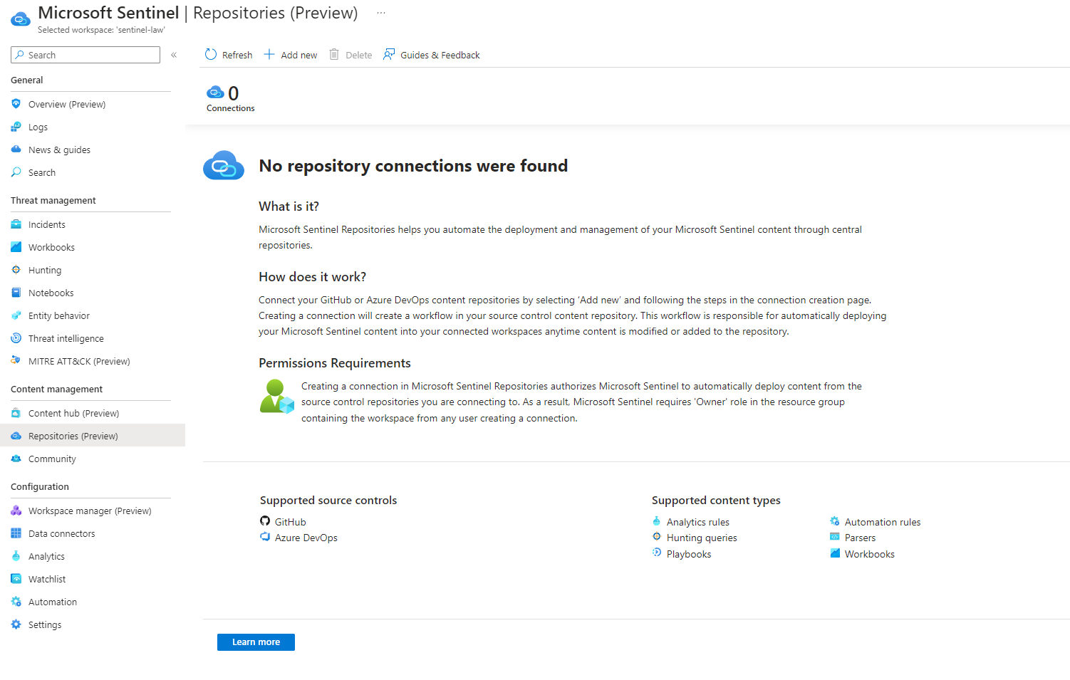Deploying Microsoft Sentinel Content From A Repository - Introduction ... Deploying Microsoft Sentinel Content From A Repository - Introduction ...
